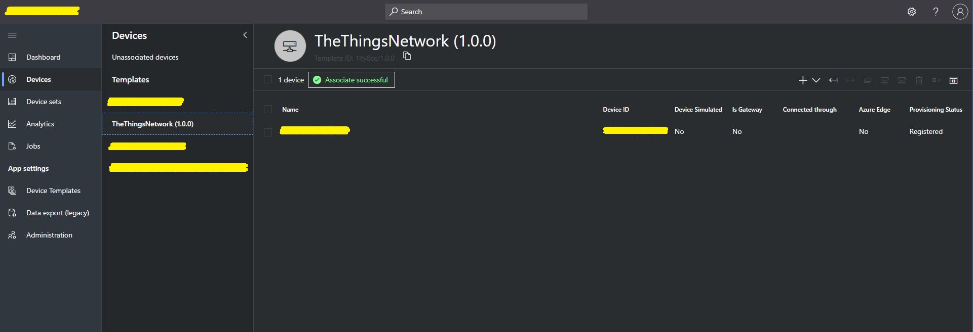 The Things Network HTTP Azure IoT Central Integration | devMobile's blog