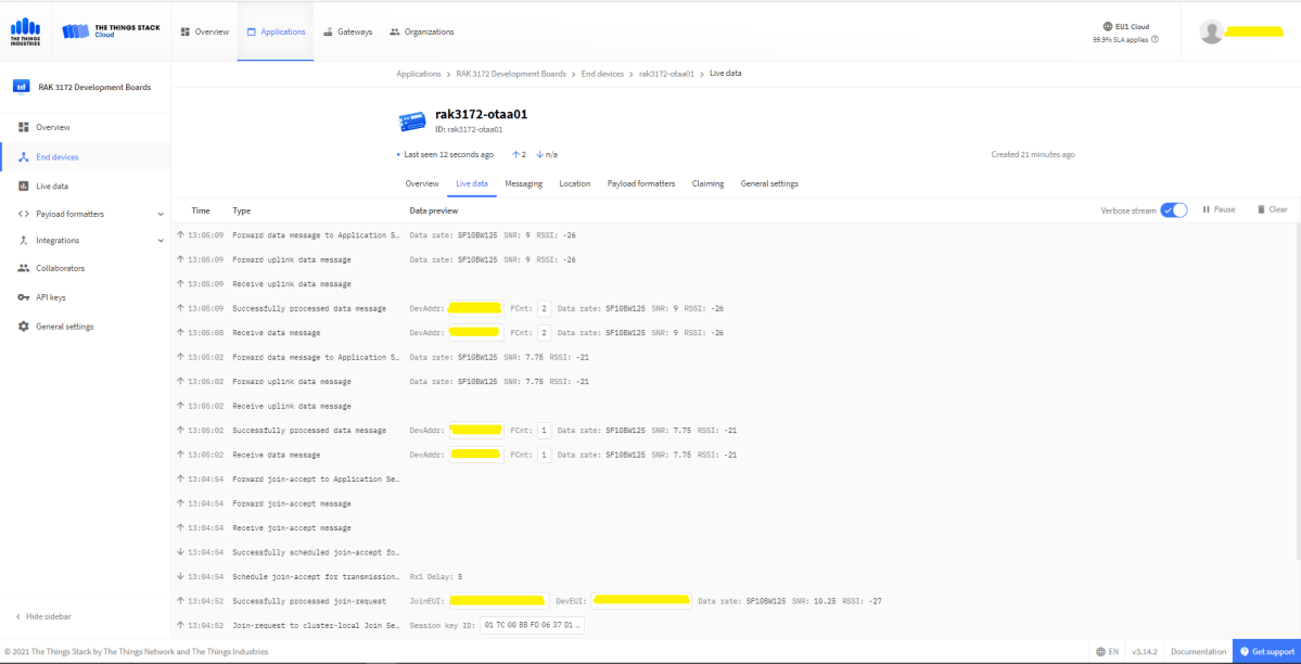 .NET Core RAK3172 LoRaWAN library Part2 | devMobile's blog