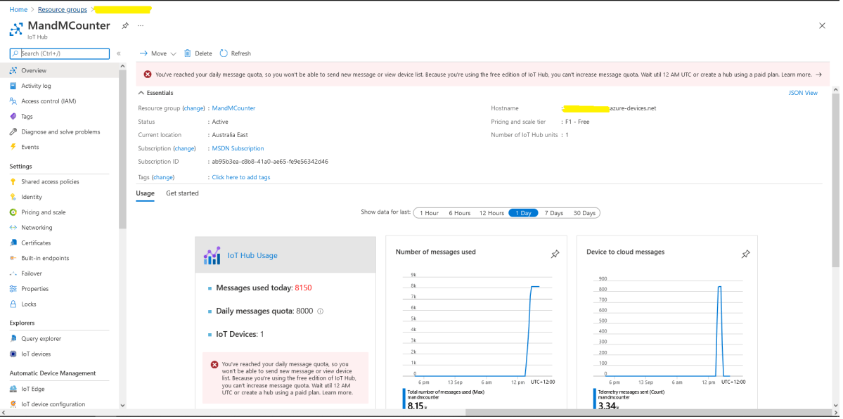 Azure Percept Pay Attention to the Warnings | devMobile's blog